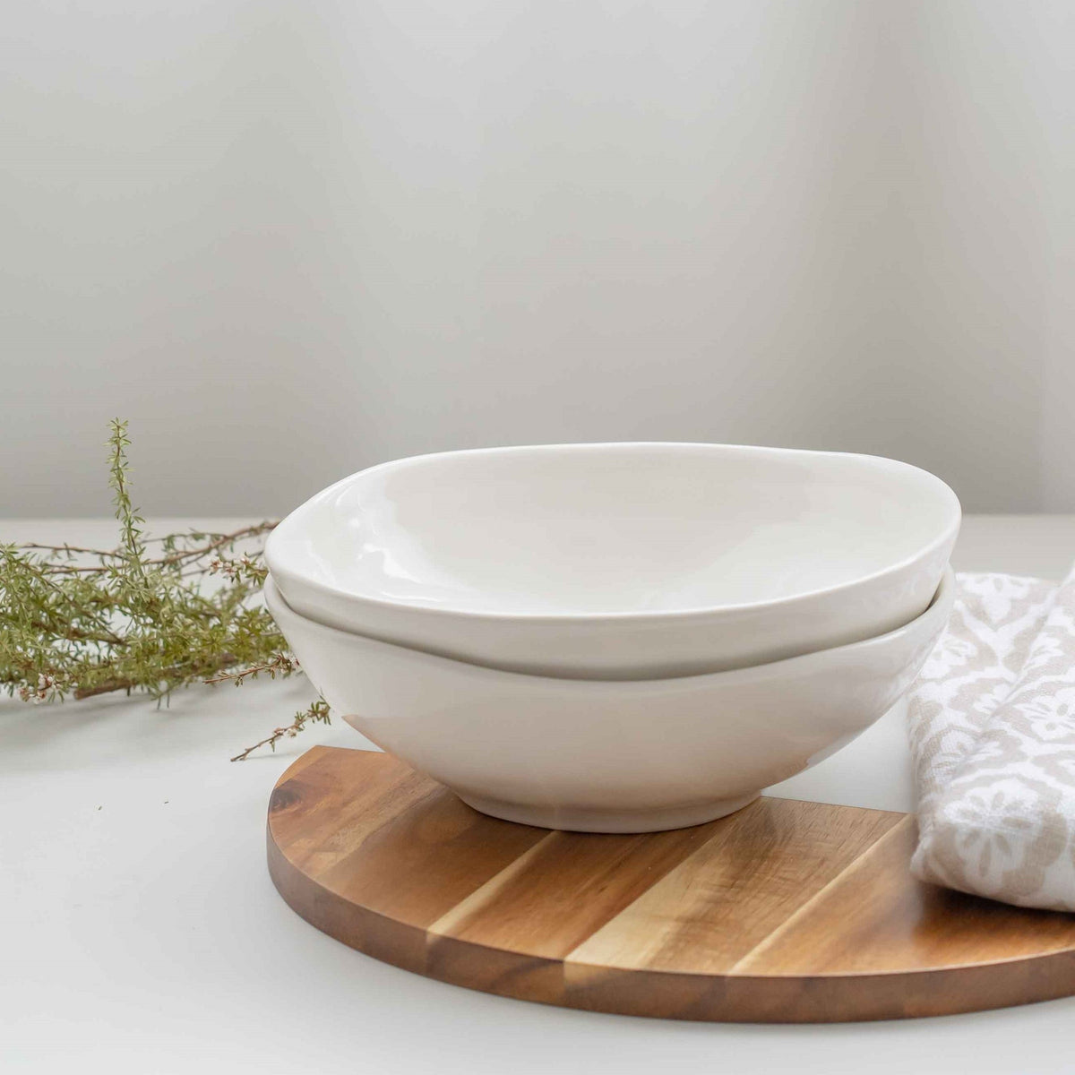 [Imperfect] Modern Rustic Deep Dish Bowl